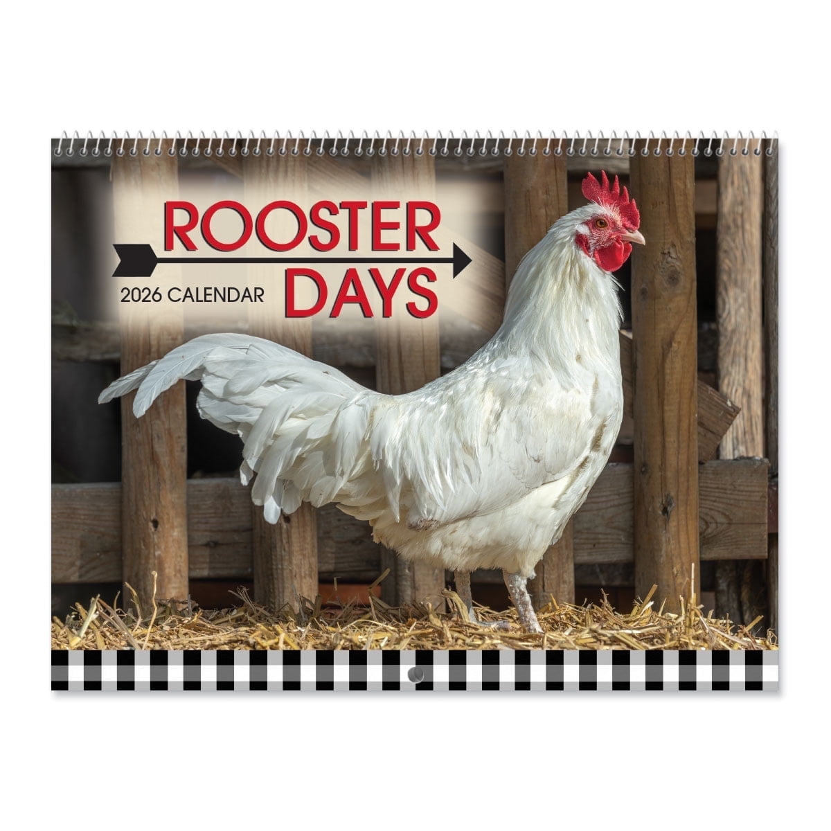 Current 2026 Rooster Days 12 x 9-inch Wall Calendar, Large Bookstore ...