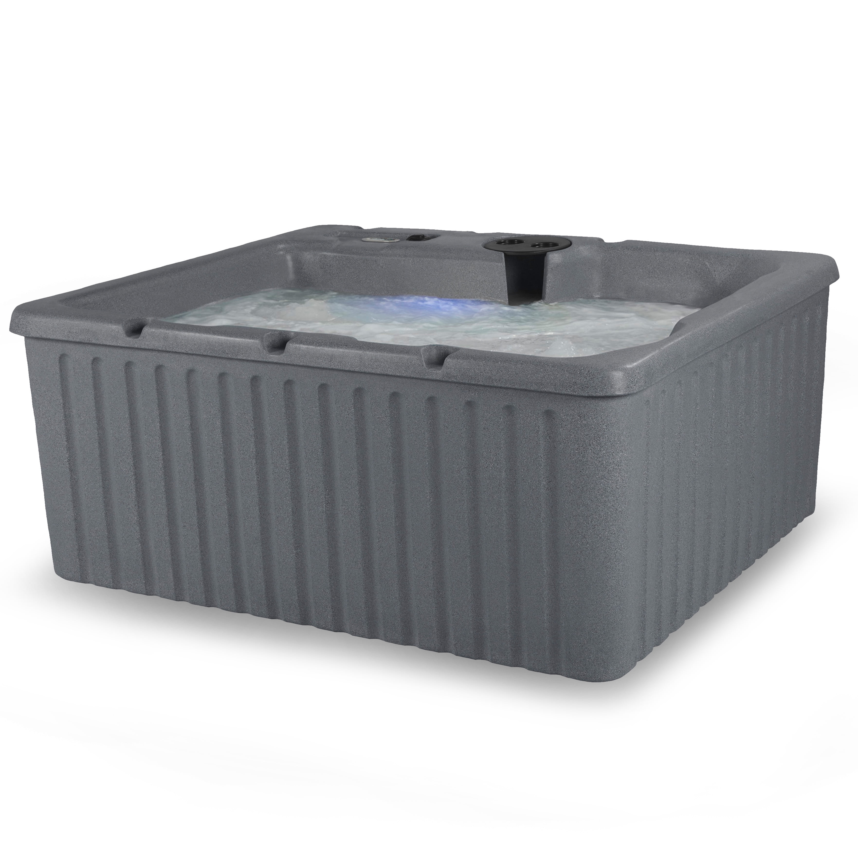 Aqualife by Strong Spas Current 4 Person Plug & Play Rectangular Hot ...
