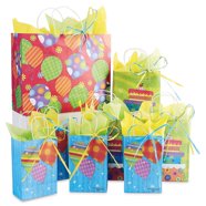 20 Pack Small Teal Gift Bags with Handles, Tag, and Tissue Paper Sheets ...