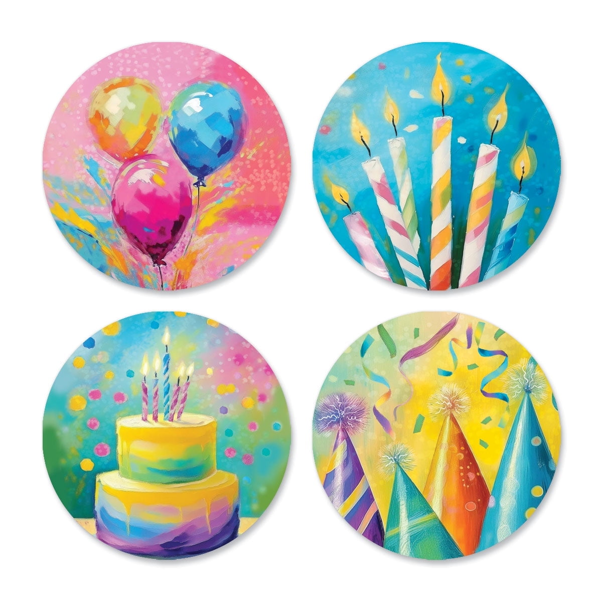 Current Birthday Impressions Seals (4 Designs) - Set of 24 Envelope ...