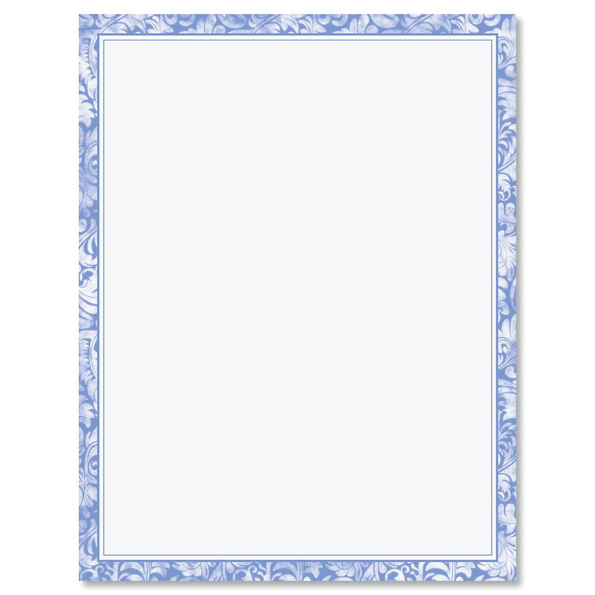 Current Blue Alluring Border Easter Letter Papers - Set of 25 Spring ...