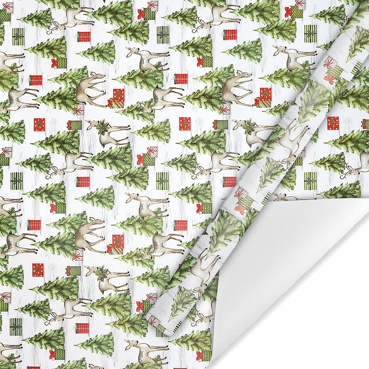 Current Buck Stops Here Jumbo Rolled Christmas Gift Wrap, Premium Semi ...