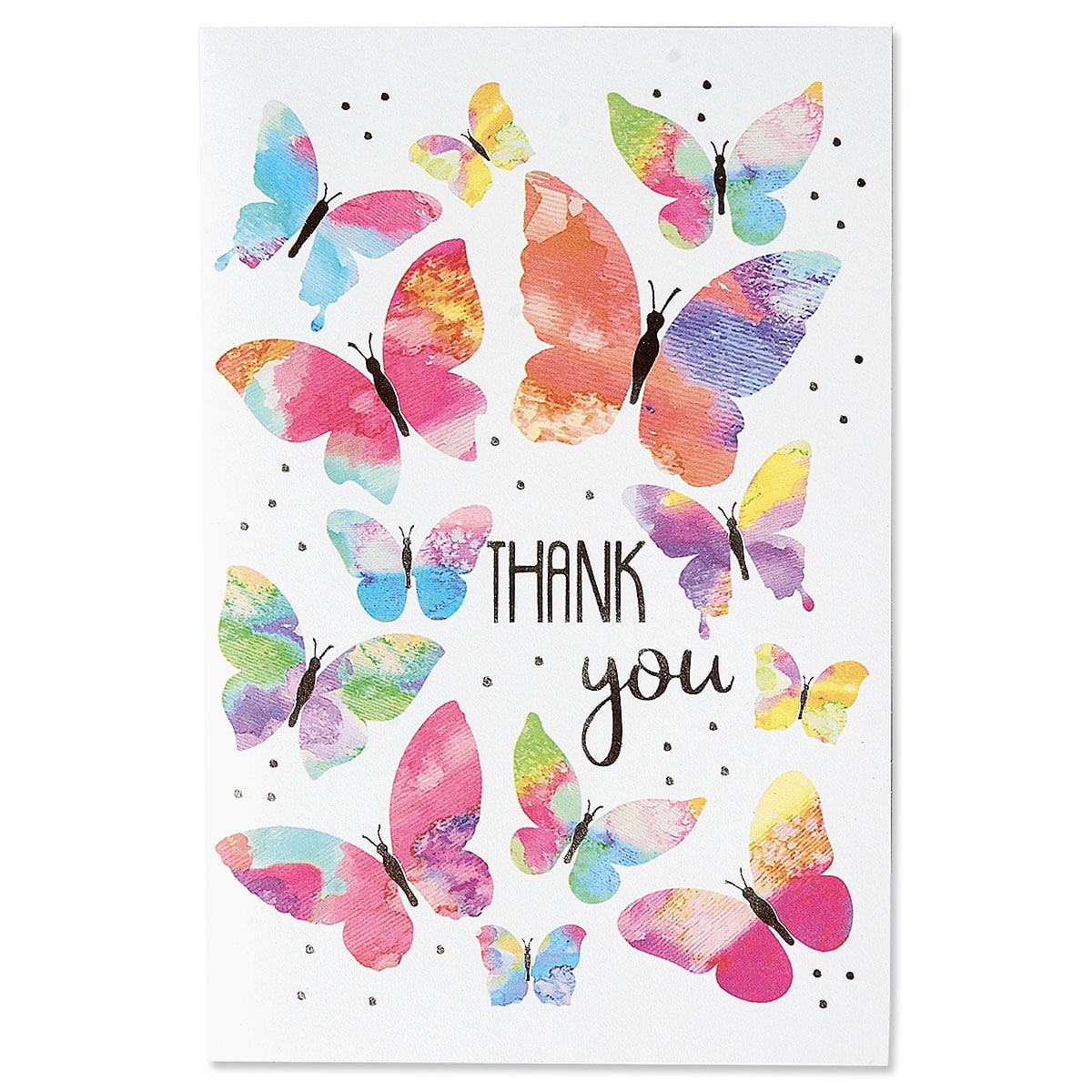 Current Butterfly Dream Deluxe Thank You Note Cards - Set of 16, 4" by ...