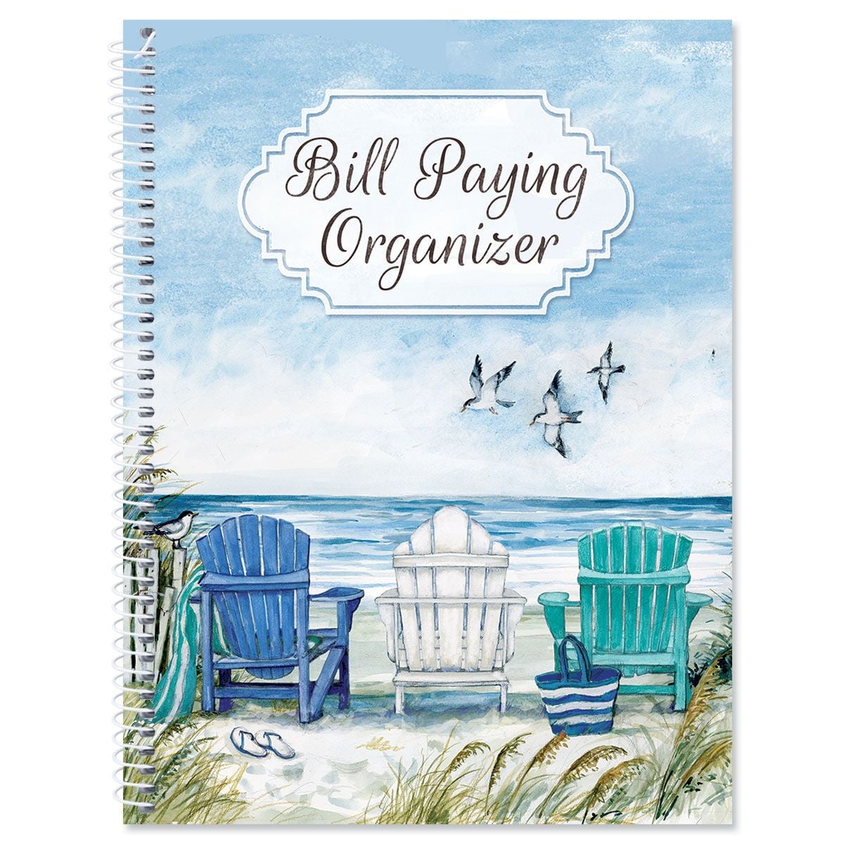 Current By The Sea Bill Paying Organizer Book - Personal Account book ...