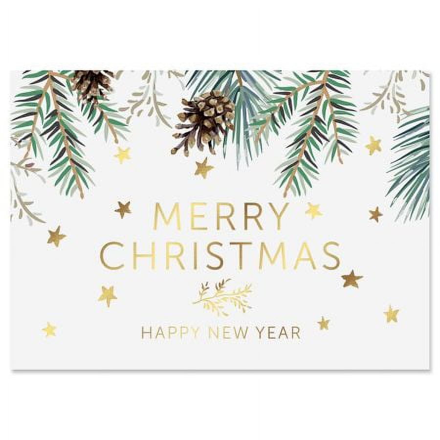 Current Christmas Pine Deluxe Nonpersonalized Christmas Cards - Holiday ...