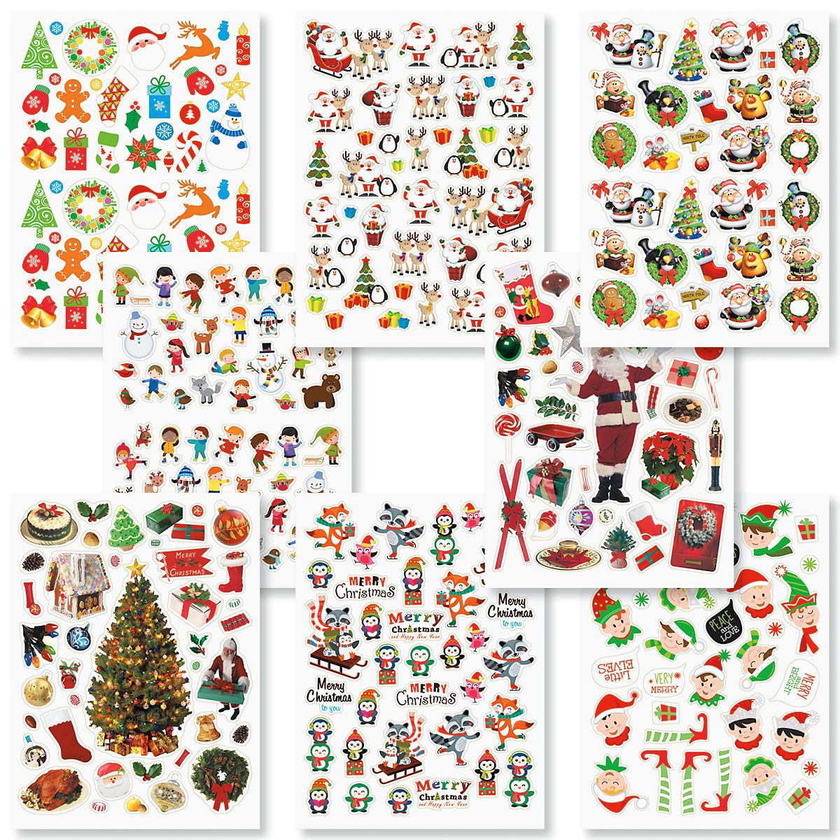 Current Christmas Sticker Value Pack for Card Making & Craft - 324 Xmas ...
