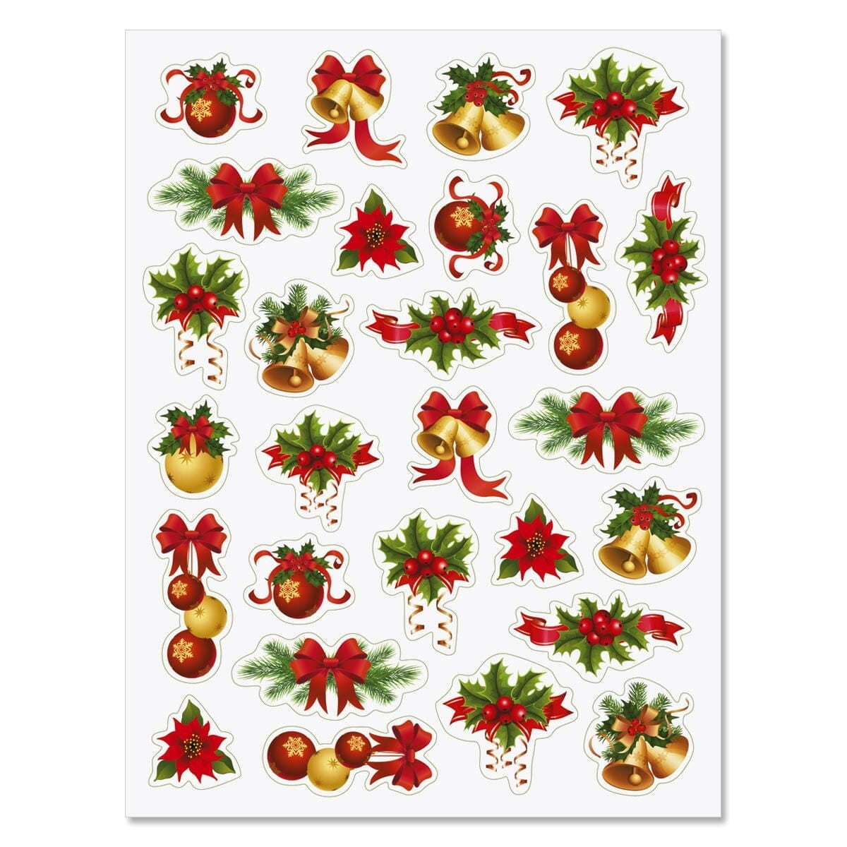 Current Christmas Time Stickers - 2 Pack - Walmart.com