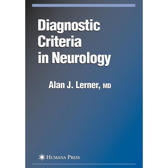 Current Clinical Neurology: Diagnostic Criteria in Neurology (Paperback ...