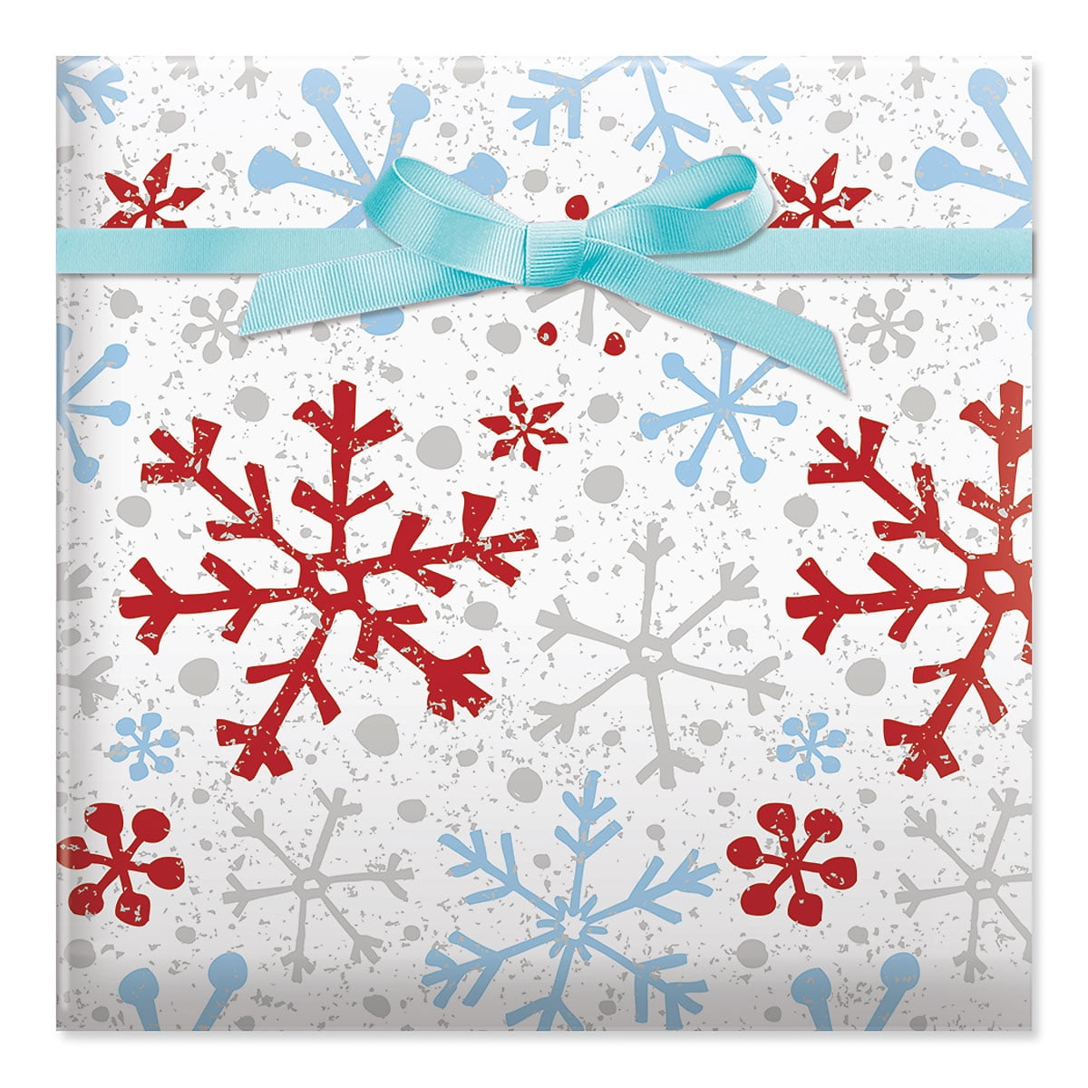 Current Crackle Snowflake Christmas Rolled Wrapping Paper - 1 Giant ...