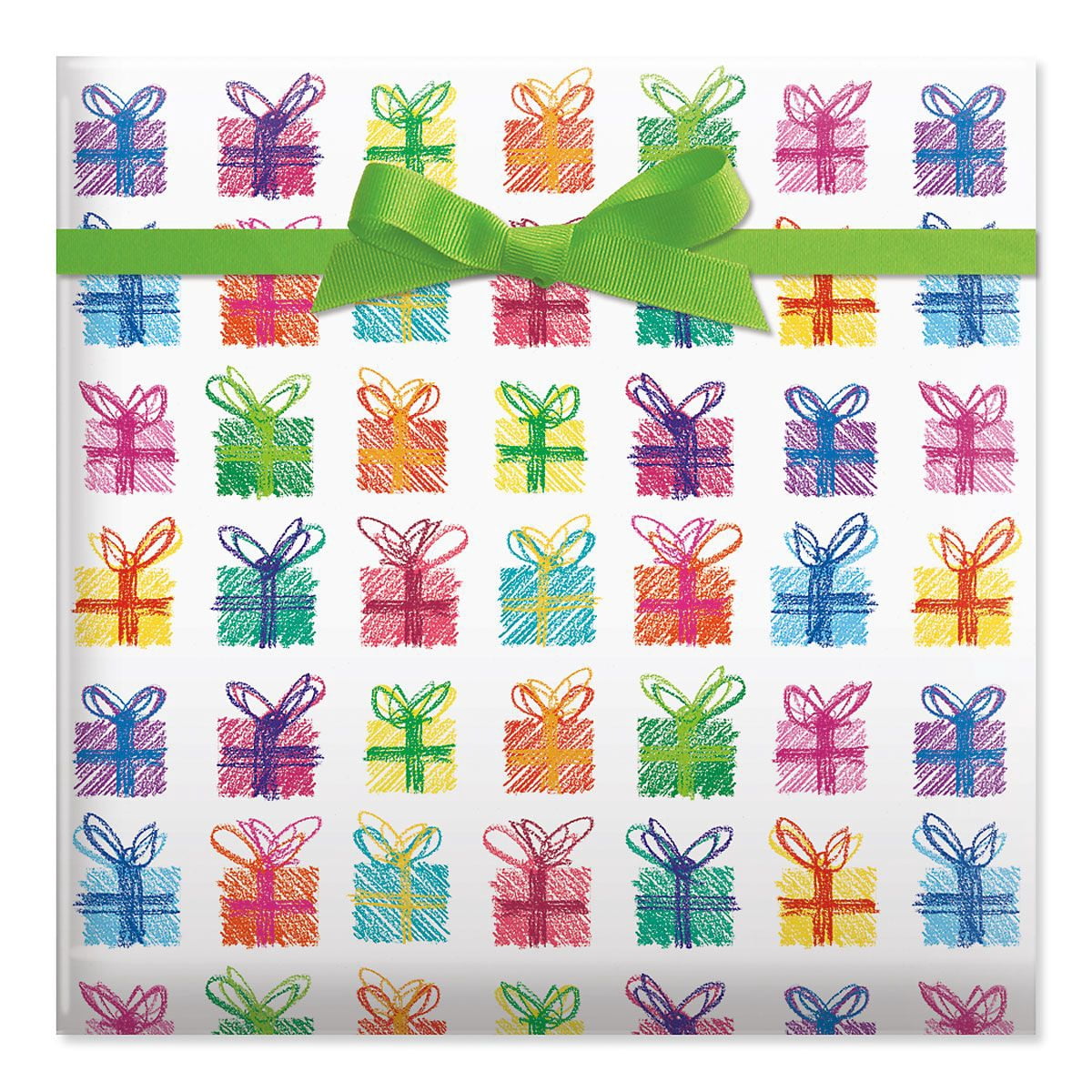 Current Crayon Surprise Jumbo Rolled Gift Wrap, Premium Semi-Gloss 23 ...
