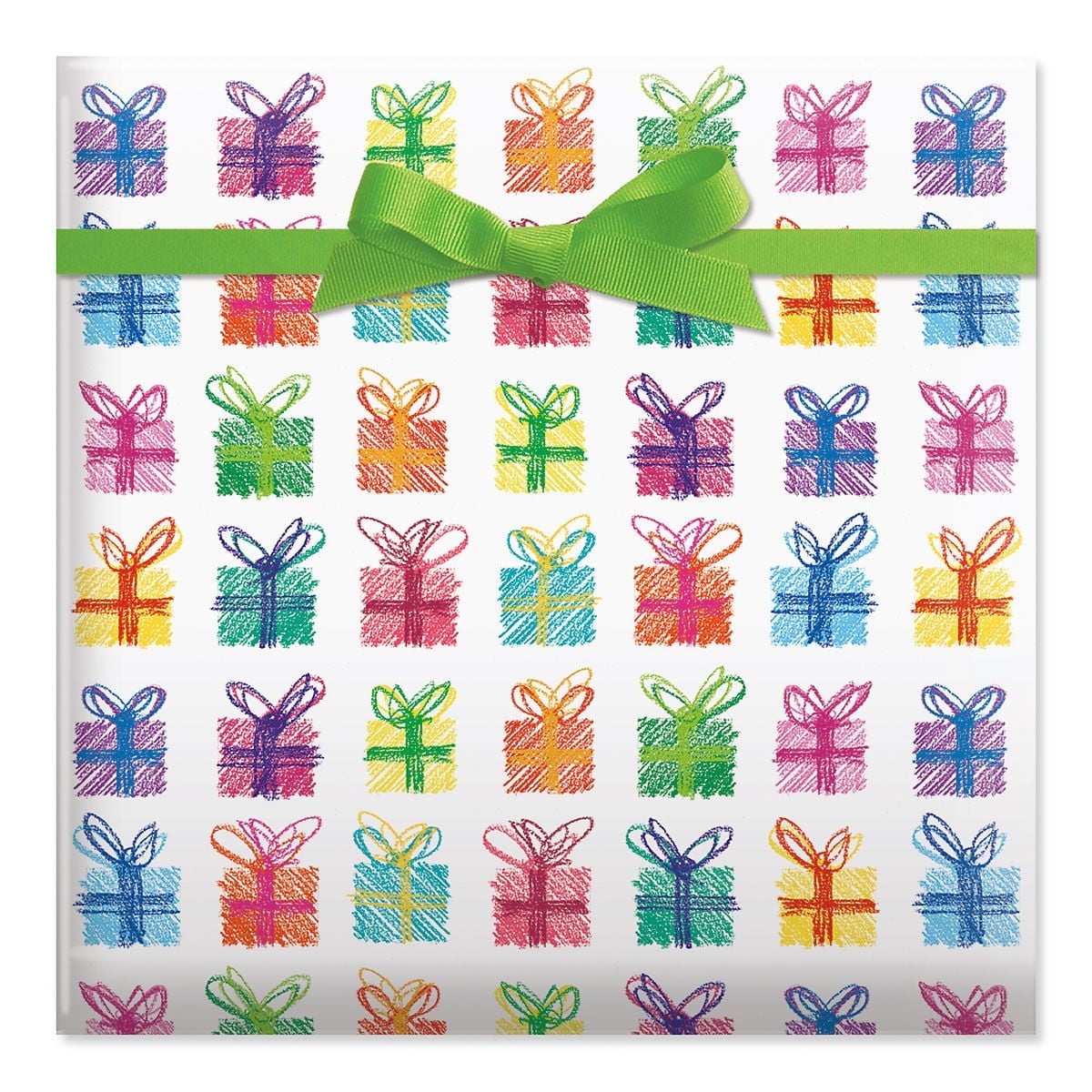 Current Crayon Surprise Jumbo Rolled Gift Wrap, Premium Semi-Gloss 23 ...