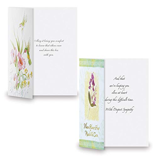 Current Deluxe Foil Sympathy Greeting Cards Value Pack - Set of 16 (8 ...