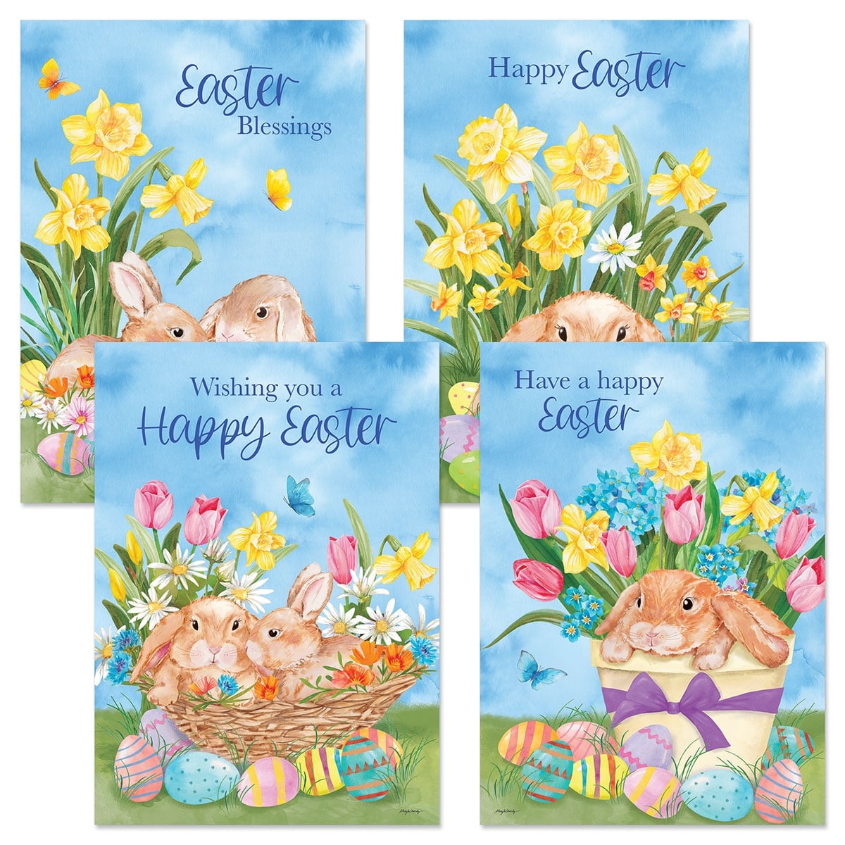 Current Easter Blessings Value Greeting Card Set - Pack of 8 Cards for ...