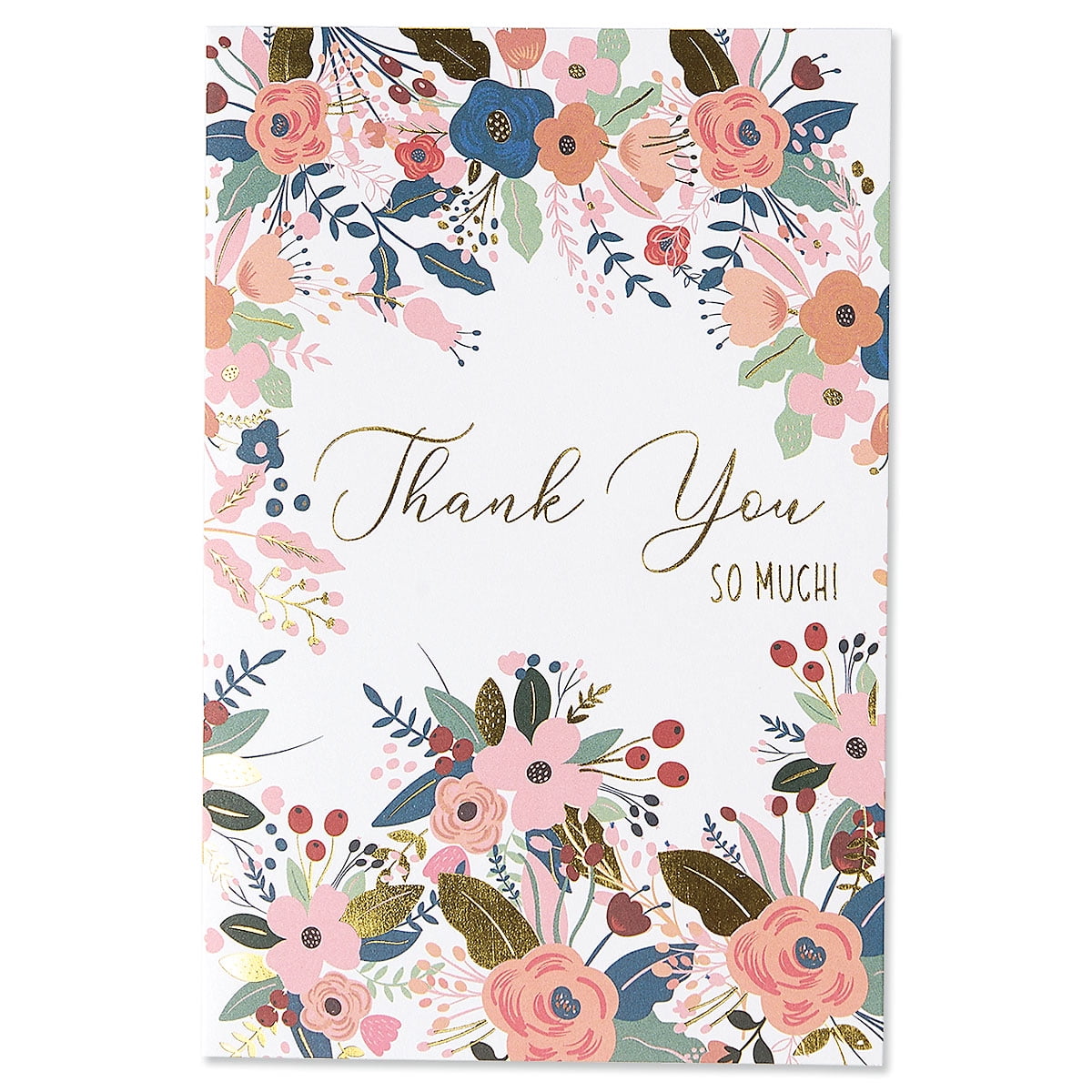 Current Elena Deluxe Thank You Note Cards - Set of 16, 4" by 6" with ...