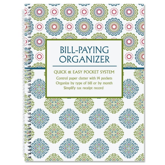 "Current Fresh Patterns Monthly Finance Payment Planner - 9""x12 ...