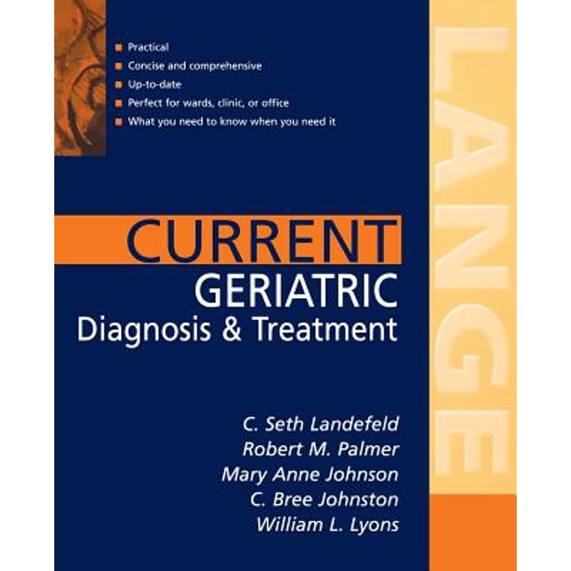 Current Geriatric Diagnosis and Treatment (Paperback) by Professor C ...