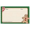 Current Gingerbread Man Kitchen Recipe Cards - 3" x 5" Matte Lined ...