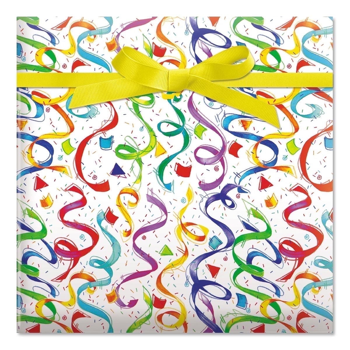 Current Heavyweight Happy Birthday Confetti Jumbo Gift Wrap, Adult ...