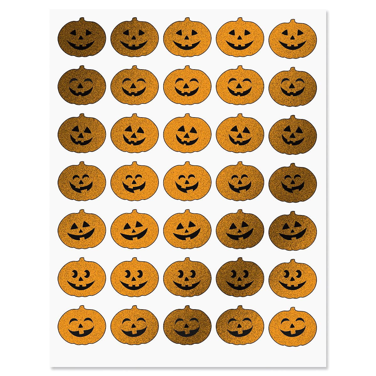 Current Happy Jacks Deluxe Halloween Foil Stickers, 2 Pack, Glitter ...
