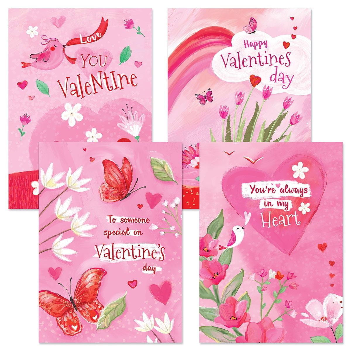 Current Impressions Valentine's Day Greeting Cards - Set of 8 (4 ...