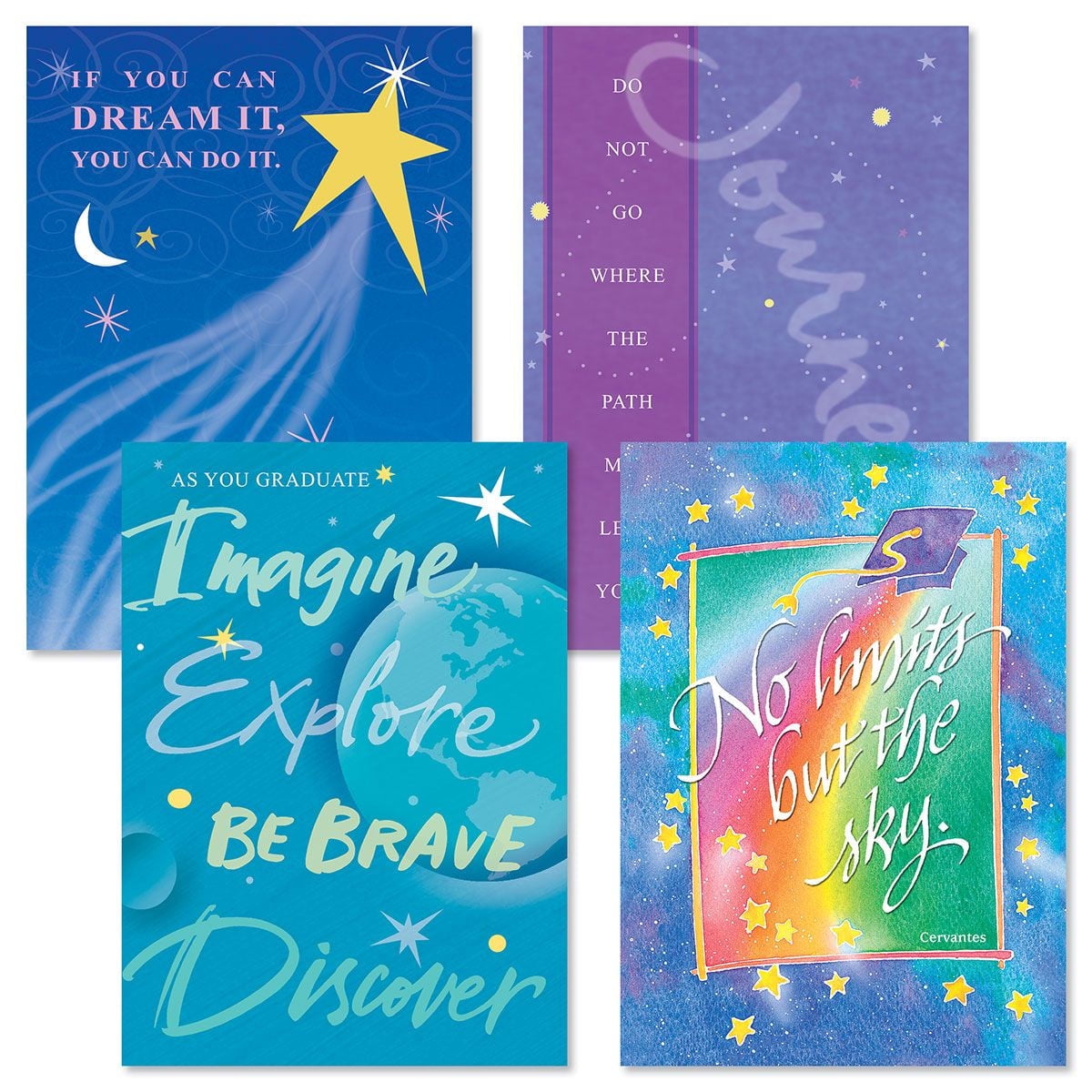 Current Inspire Graduation Greeting Cards - Set of 8 , 5 x 7 Inch ...