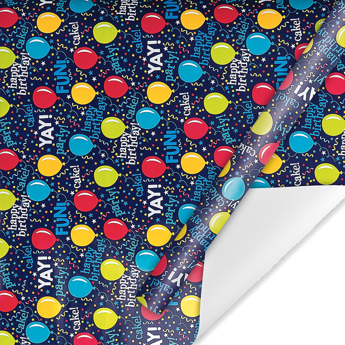 Current It's My Party Jumbo Rolled Gift Wrap - Premium Semi-Gloss 23 ...