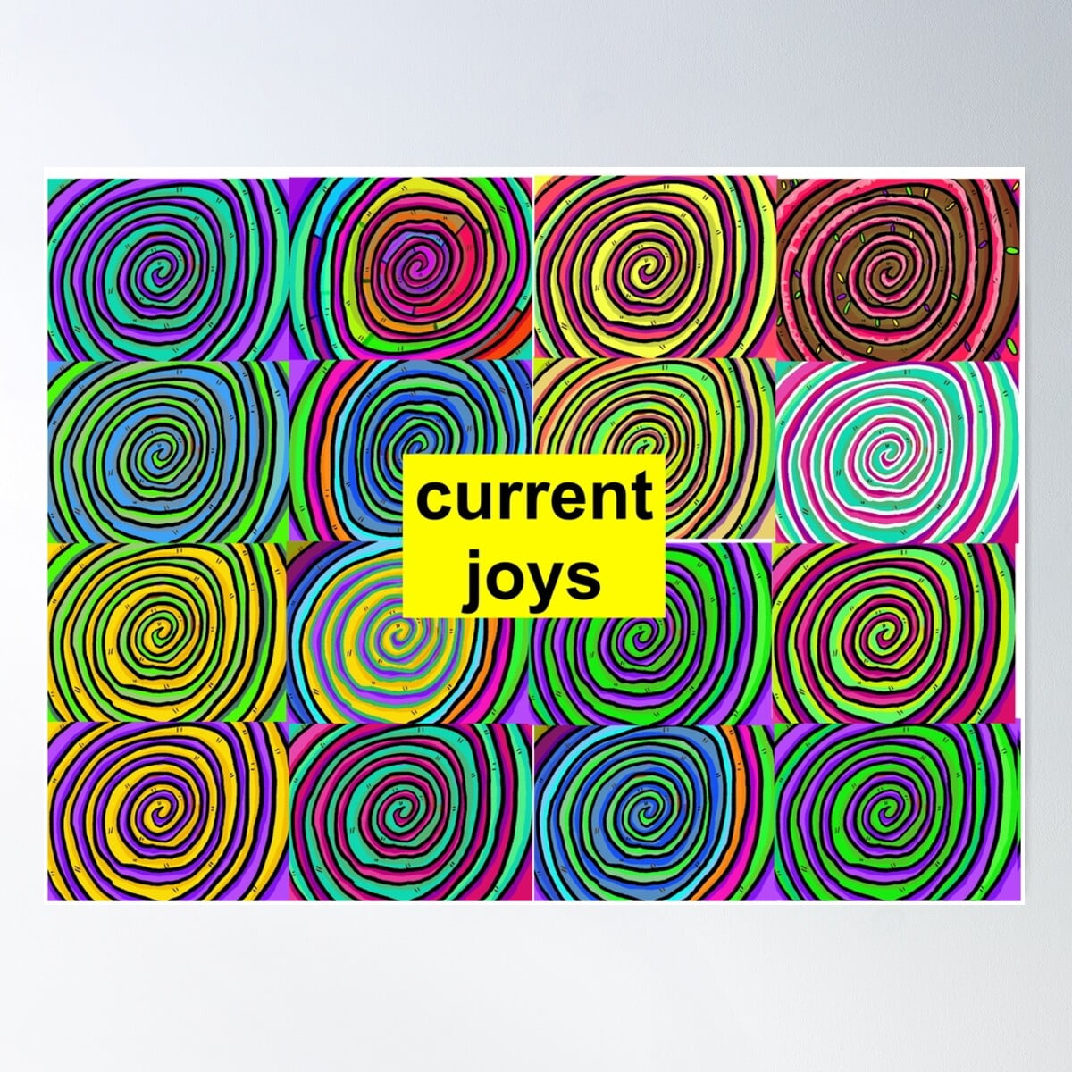 Current Joy Redbubble Poster Poster Wall Art, Modern Wall Decor For ...