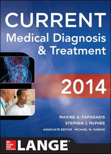 Pre-Owned Current Medical Diagnosis and Treatment 2014 (Paperback ...