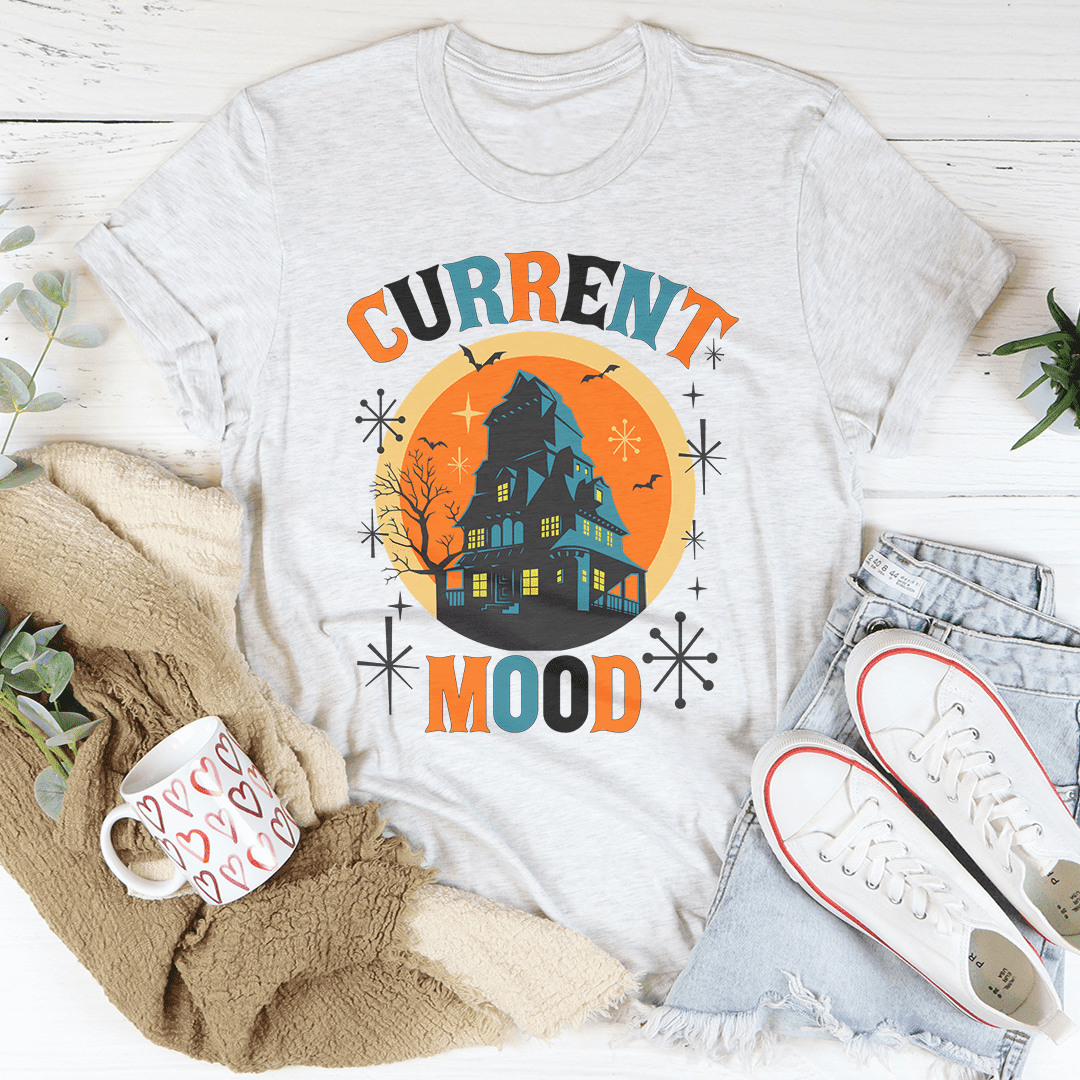 Current Mood Halloween Tee Ash S Peachy Sunday T-Shirt - Walmart.com