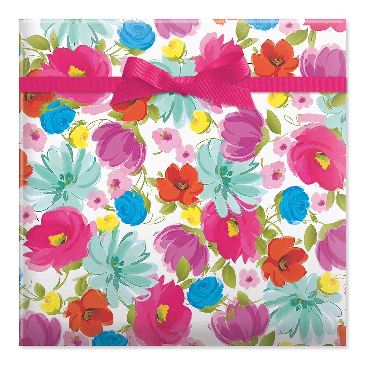 Current Painted Garden Jumbo Rolled Gift Wrap - Premium Semi-Gloss 23 ...