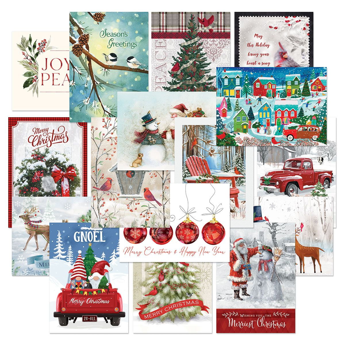 Current Season's Greetings Christmas Cards Value Pack, Holiday Greeting ...