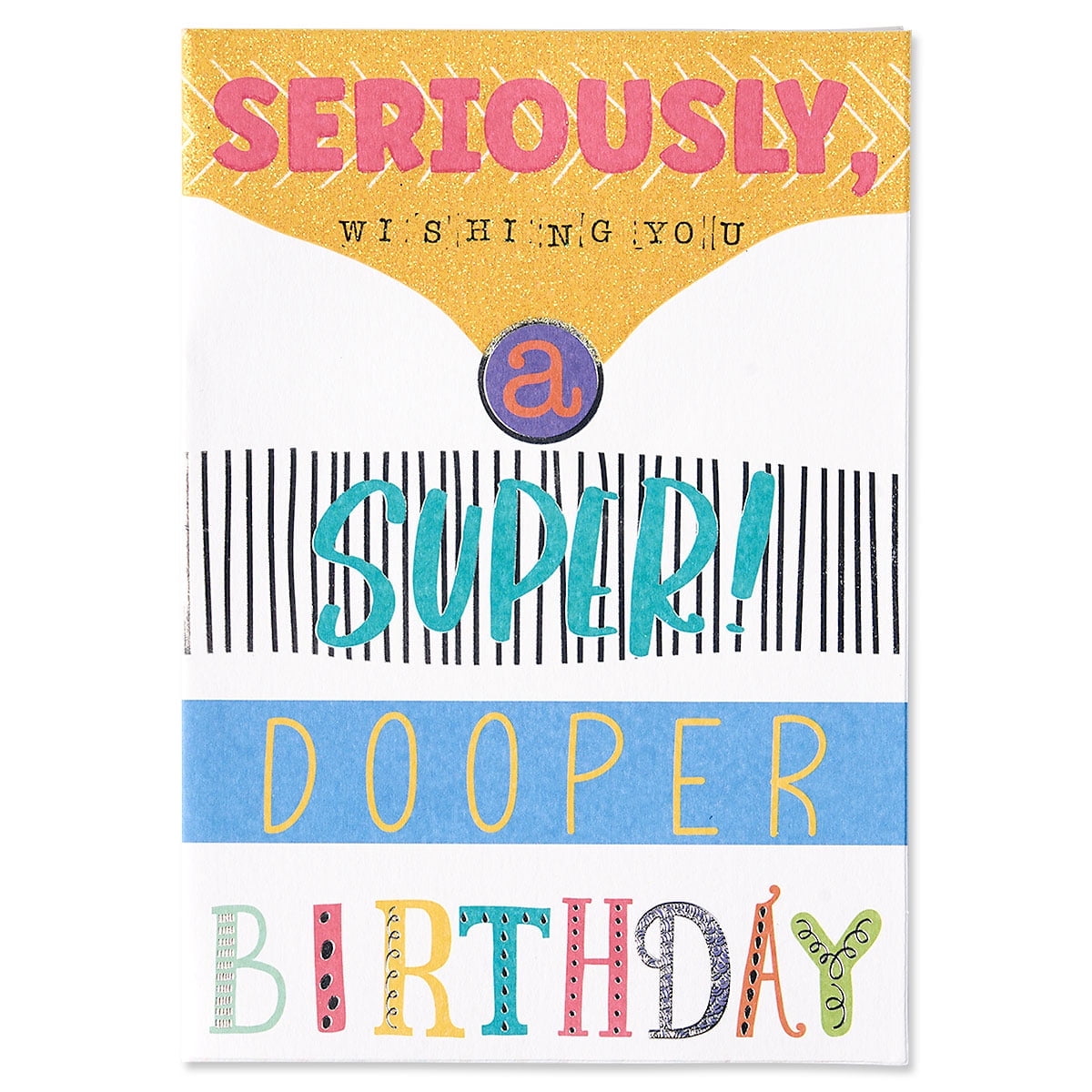 Current 'Seriously' Birthday Greeting Cards Single Pack - Whimsical ...