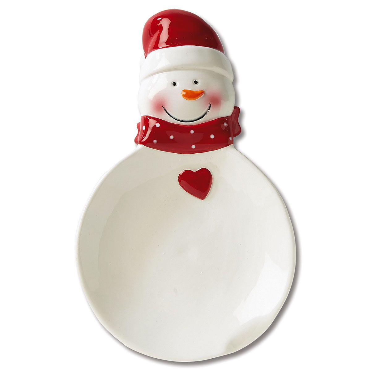 Current Snowman Spoon Rest - Ceramic Christmas Spoon Rest - Walmart.com