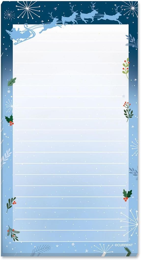 Current Starry Night Magnetic Holiday Notepad Set – Set of 2 Memo Pads ...
