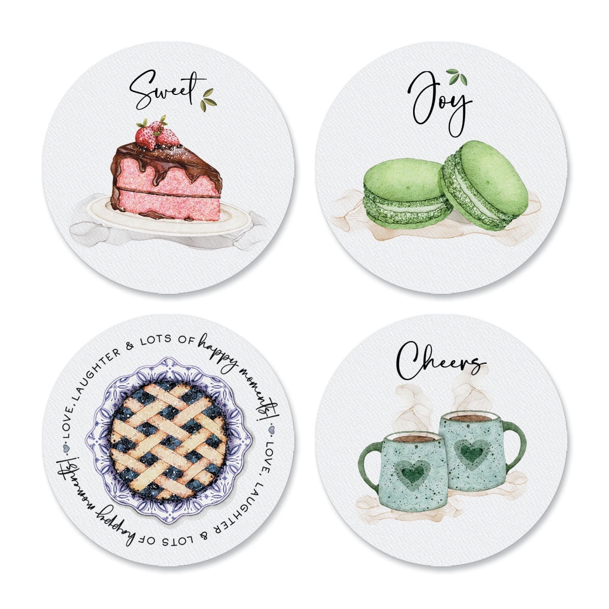 Current Sweet Delights Seals (4 Designs) - Set of 24 Envelope Stickers ...