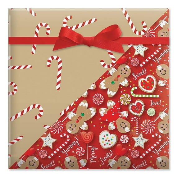Current Premium Large Package: Jumbo Double Sided Kraft Rolled Gift ...