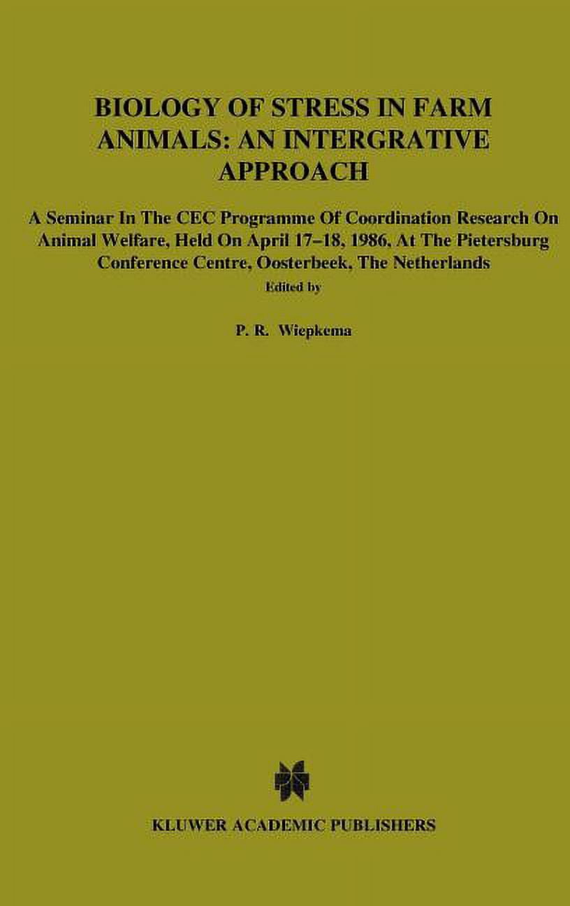 Current Topics in Veterinary Medicine Biology of Stress in Farm Animals ...