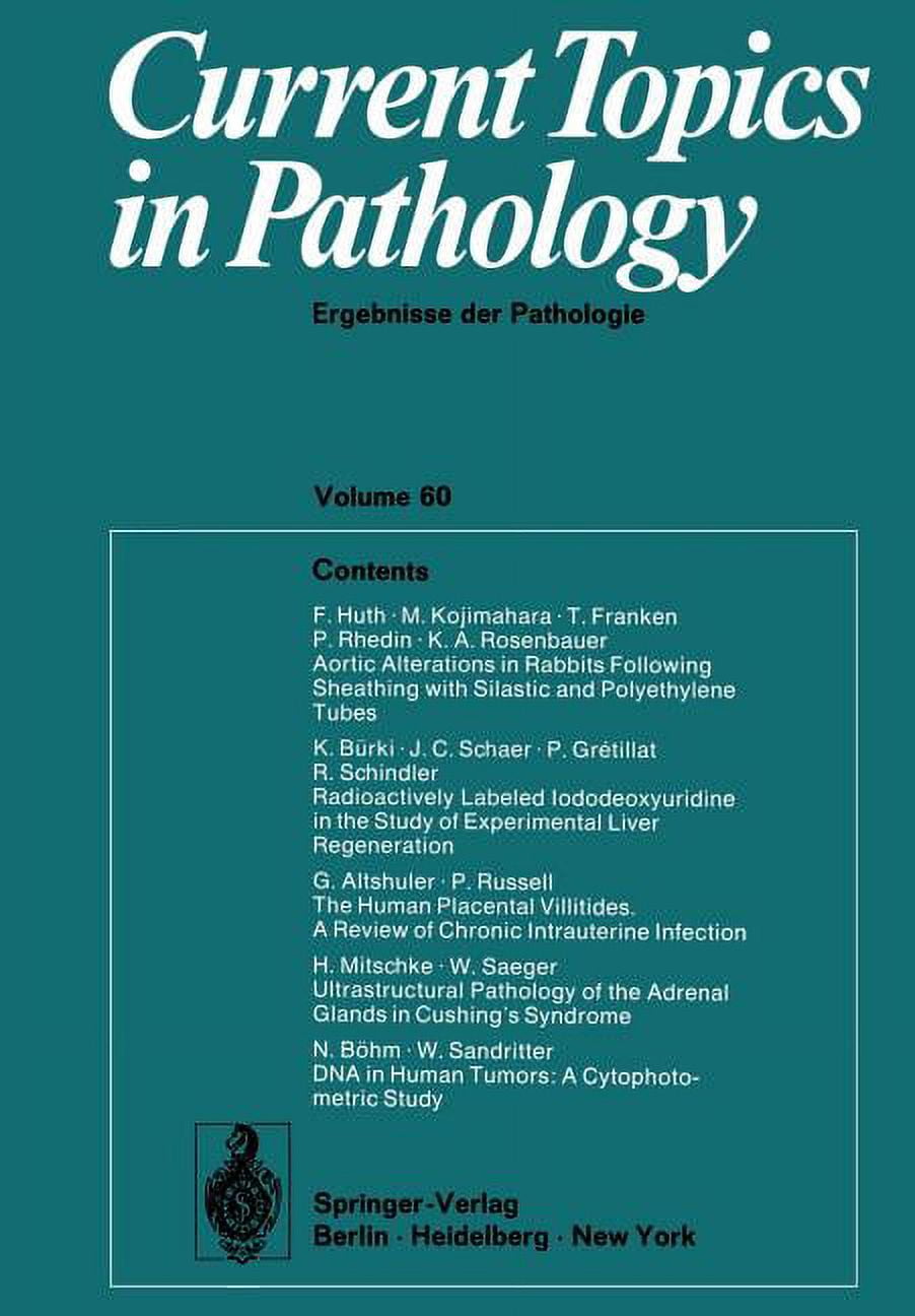 Current Topics in Pathology: Current Topics in Pathology / Ergebnisse ...