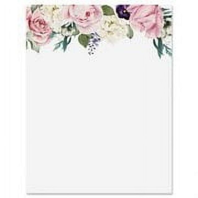 Current Victorian Rose Garden Letter Papers - Set of 25, Stationery ...