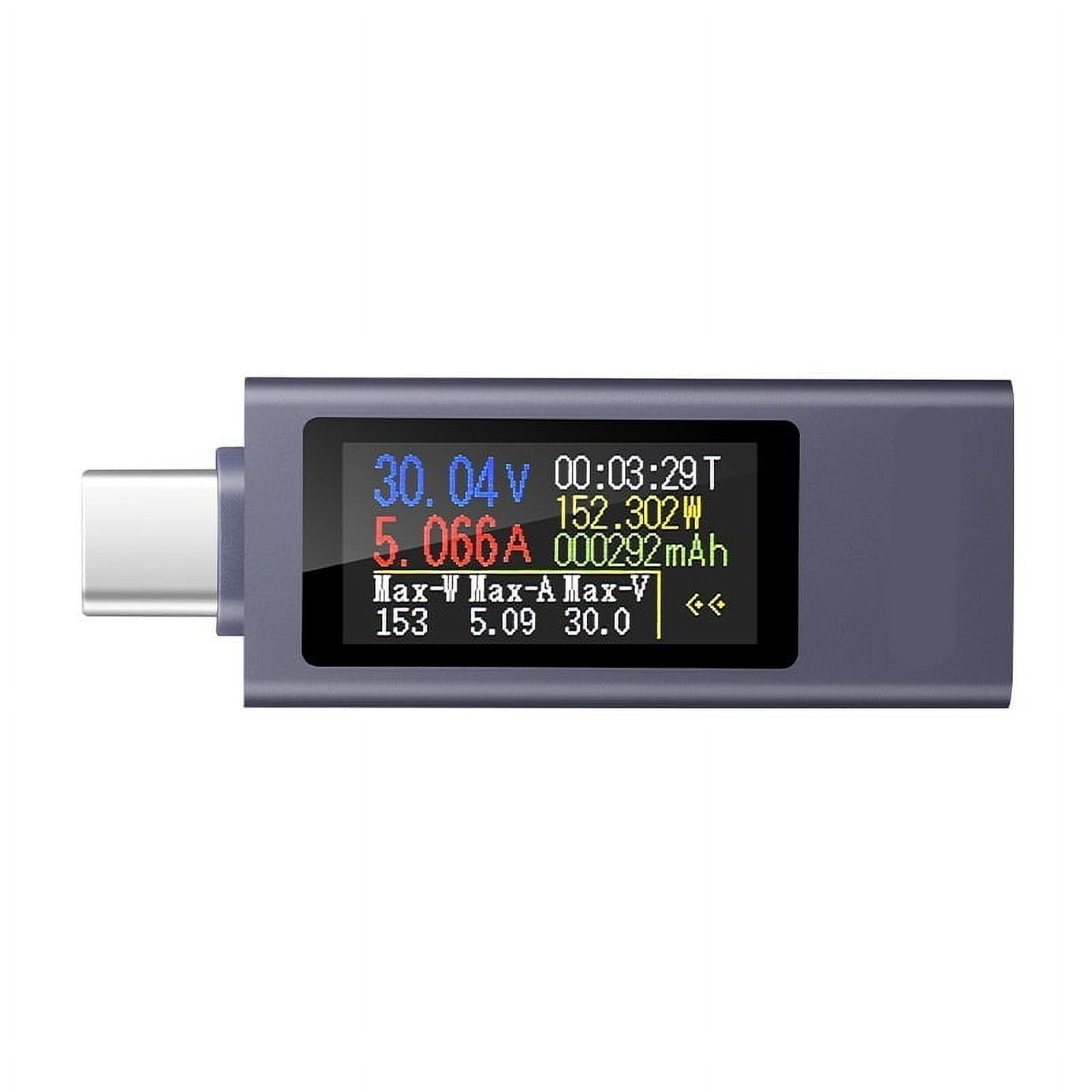Current Voltage Power Meter Bidirectional Current Tester Cell Phone ...