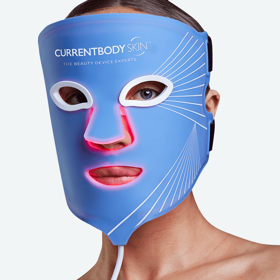 CurrentBody Skin Anti-Acne LED Light Therapy Face Mask - Walmart.com
