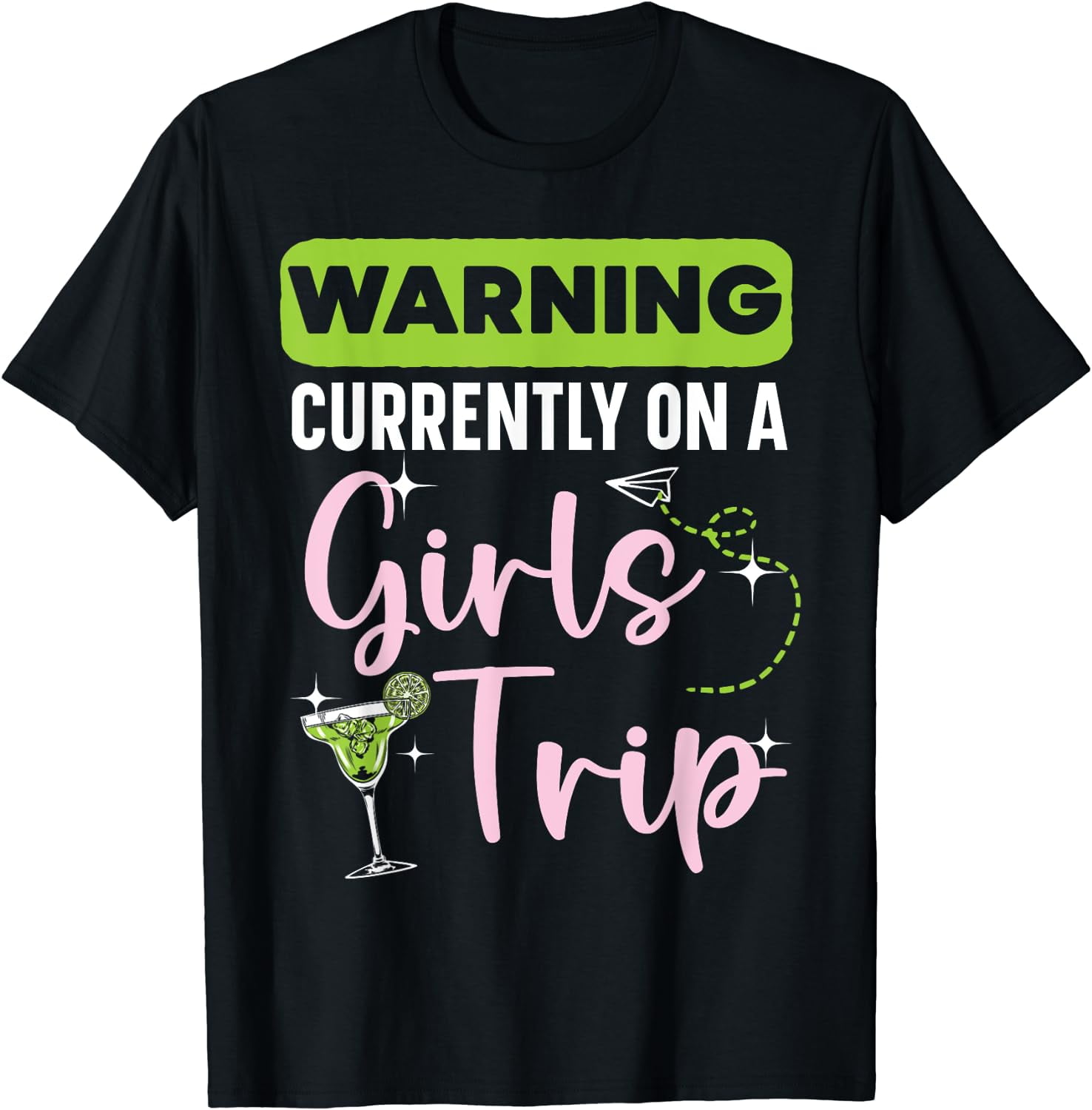Currently On A Girls Trip Travel Traveler Summer Getaway T-Shirt ...