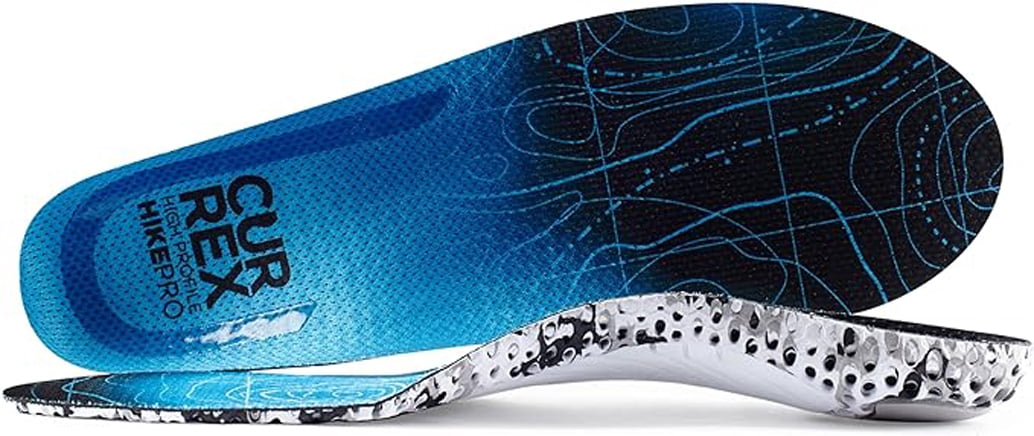 CURREX Unisex HIKEPRO High Profile Insoles for Hiking Boots Blue - 2051 ...