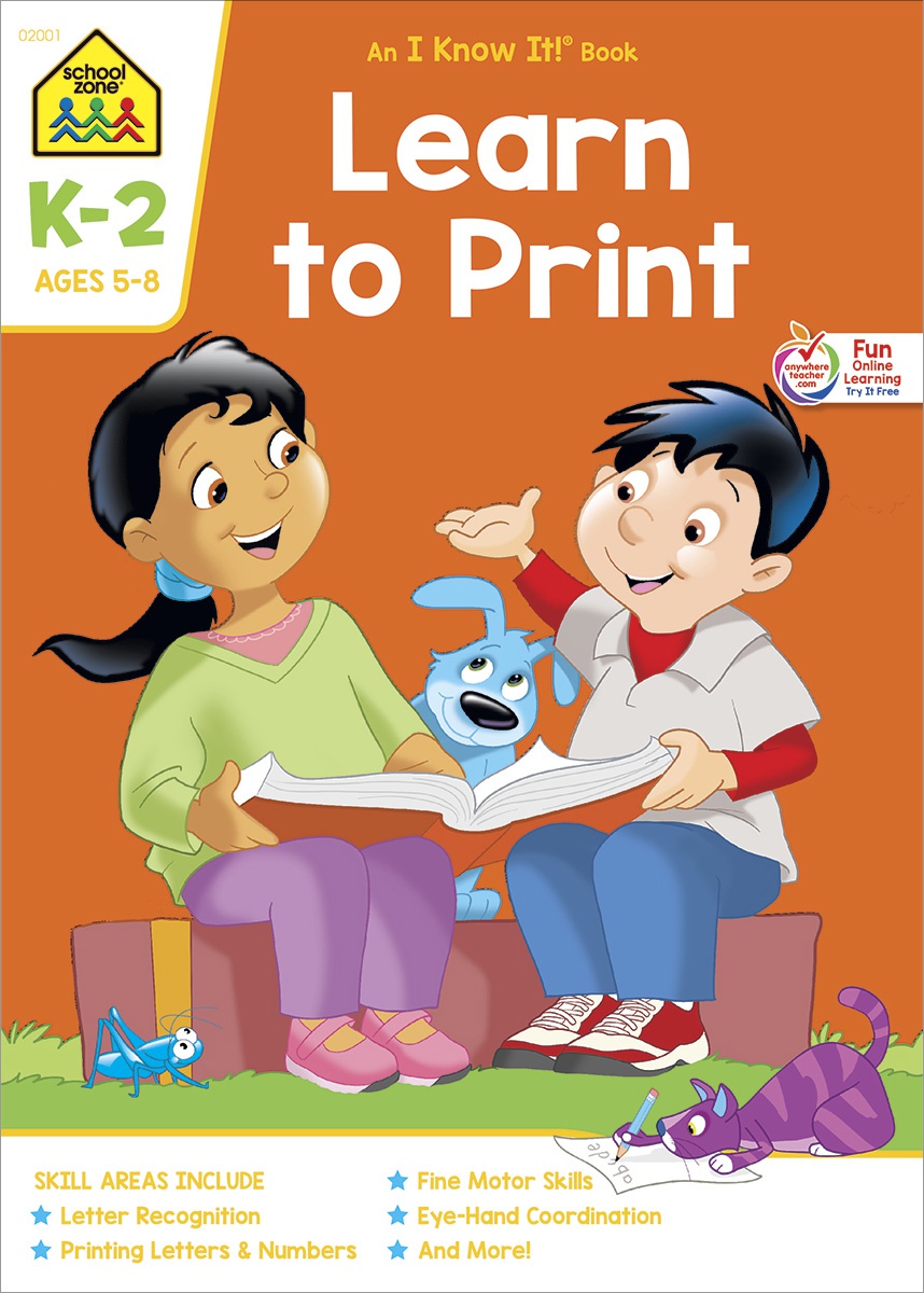 Curriculum Workbook-Manuscript Writing - Grades K-2 - Walmart.com