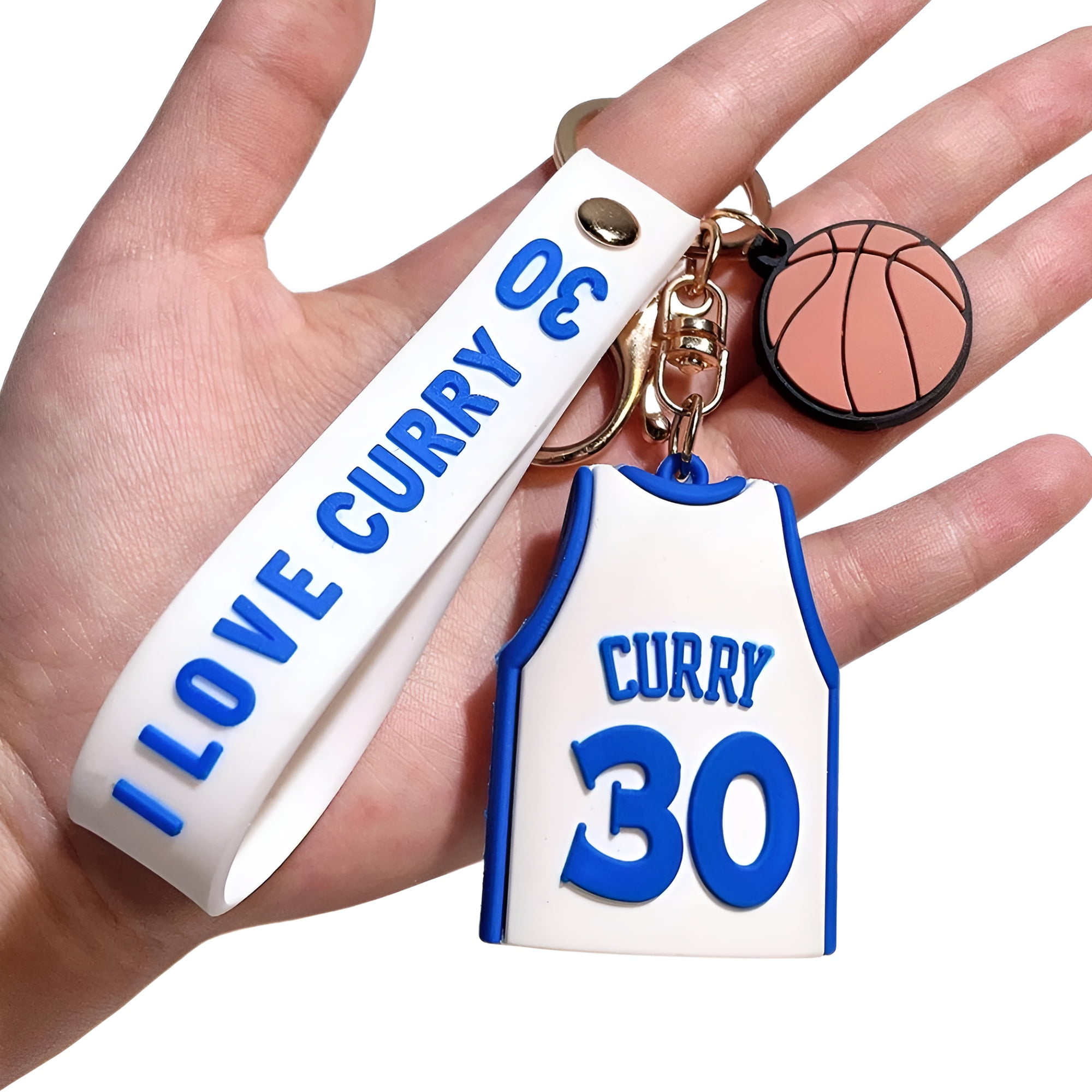 Curry 3D Jersey Keychain - Stylish Accessory for Basketball Fans ...