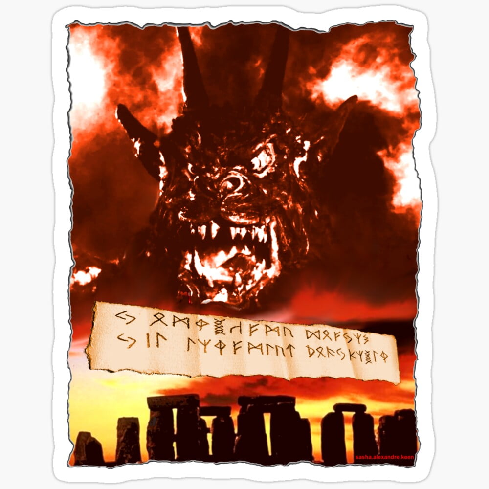 Curse Of The Demon Sticker Phone Decal Water Bottle Stickers Car Decals ...