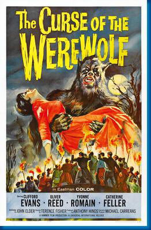 Curse Of The Werewolf Movie Poster 16in x 24in 16x24 Multi-Color Square ...