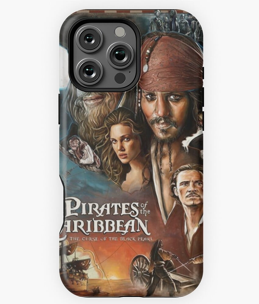 Curse of the Black Pearl Movie Phone Case for iPhone 16 15 14 13 12 11 ...