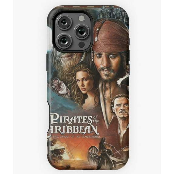 Curse of the Black Pearl Movie Phone Case for iPhone 16 15 14 13 12 11 ...