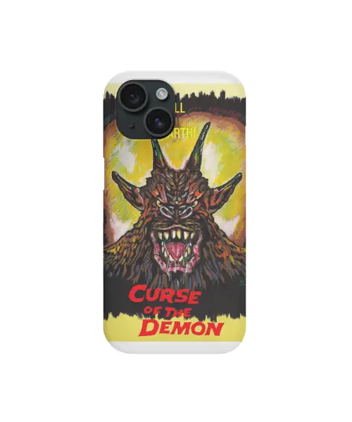 Curse of the Demon Horror Movie Art Phone Case for iPhone 16 15 14 13 ...